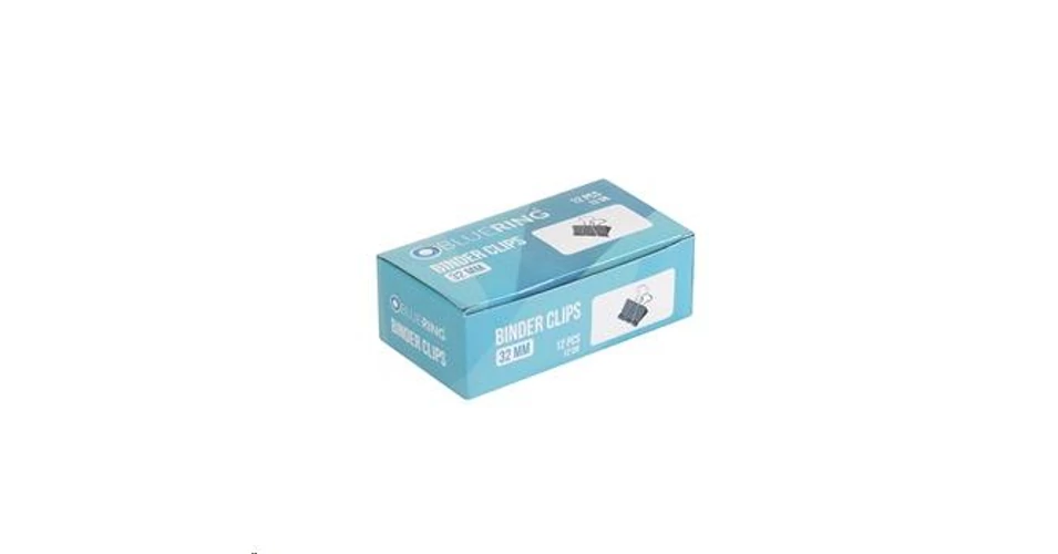 Binderkapocs 32 mm 12 db /doboz BLUERING - Binder kapcsok - Író- és ...